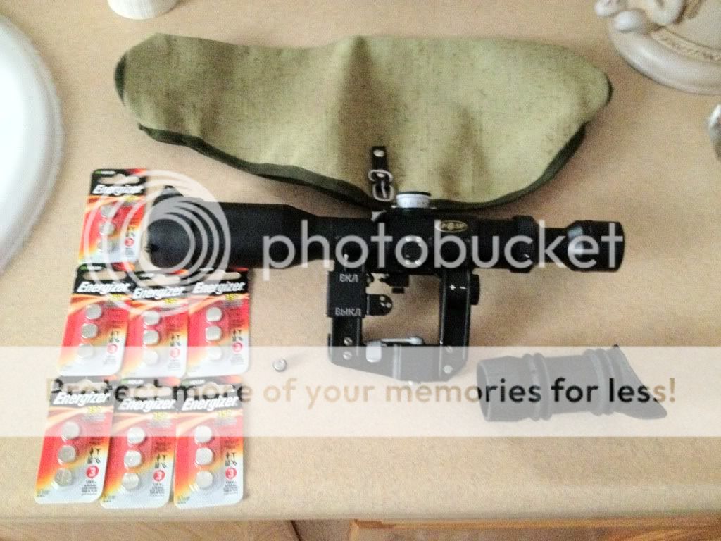 POSP 3-9x42 with 1000 yrd rangefinder SVD/PSL Scope - Calguns.net