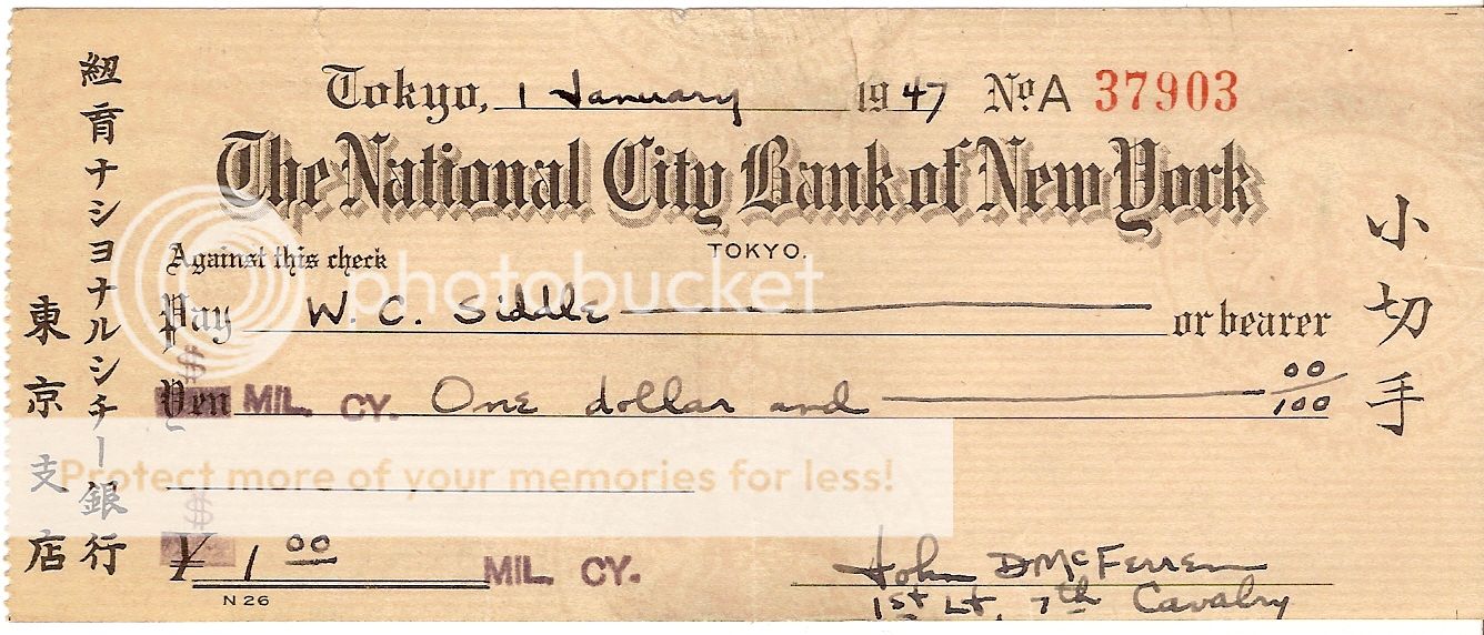 Old Check Collectors Share Your Checks! | Page 8 | Coin Talk