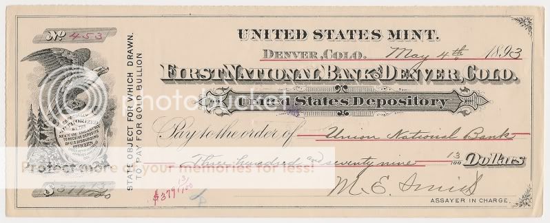 Old Check Collectors Share Your Checks! | Coin Talk