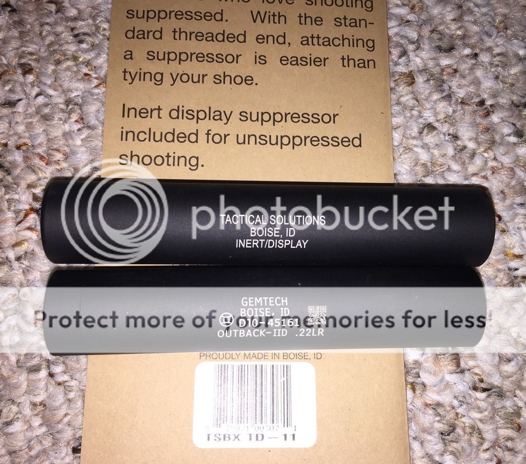 Gemtech Inert Suppressors > Silencers > AR15.COM