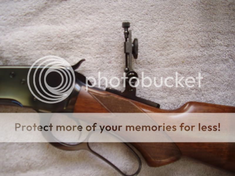 Winchester 92 front sight hard to see (Miroku)