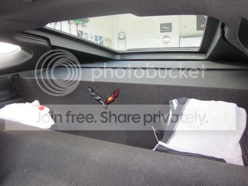 C7 Emblem On Cargo Partition (Pic) - CorvetteForum - Chevrolet Corvette ...